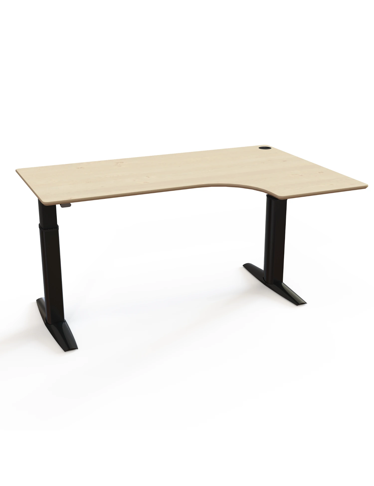 Conset 501-37 Electric Standing Desk Wave Top, electric desk
