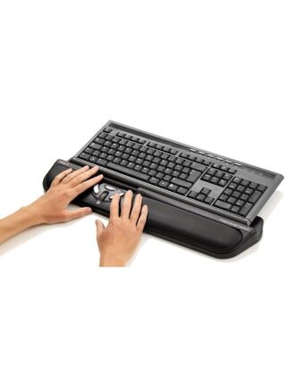 Contour RollerMouse Red, textured roller bar for increased control.