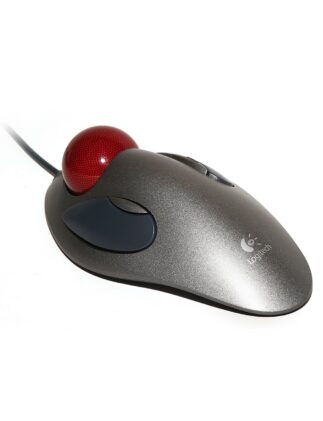 Logitech Marble Mouse, corded, left or right handed