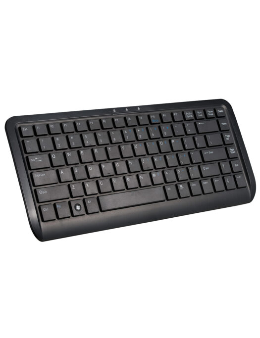 Mini Keyboard, Sleek Black USB mini keyboard - Simply Ergonomic