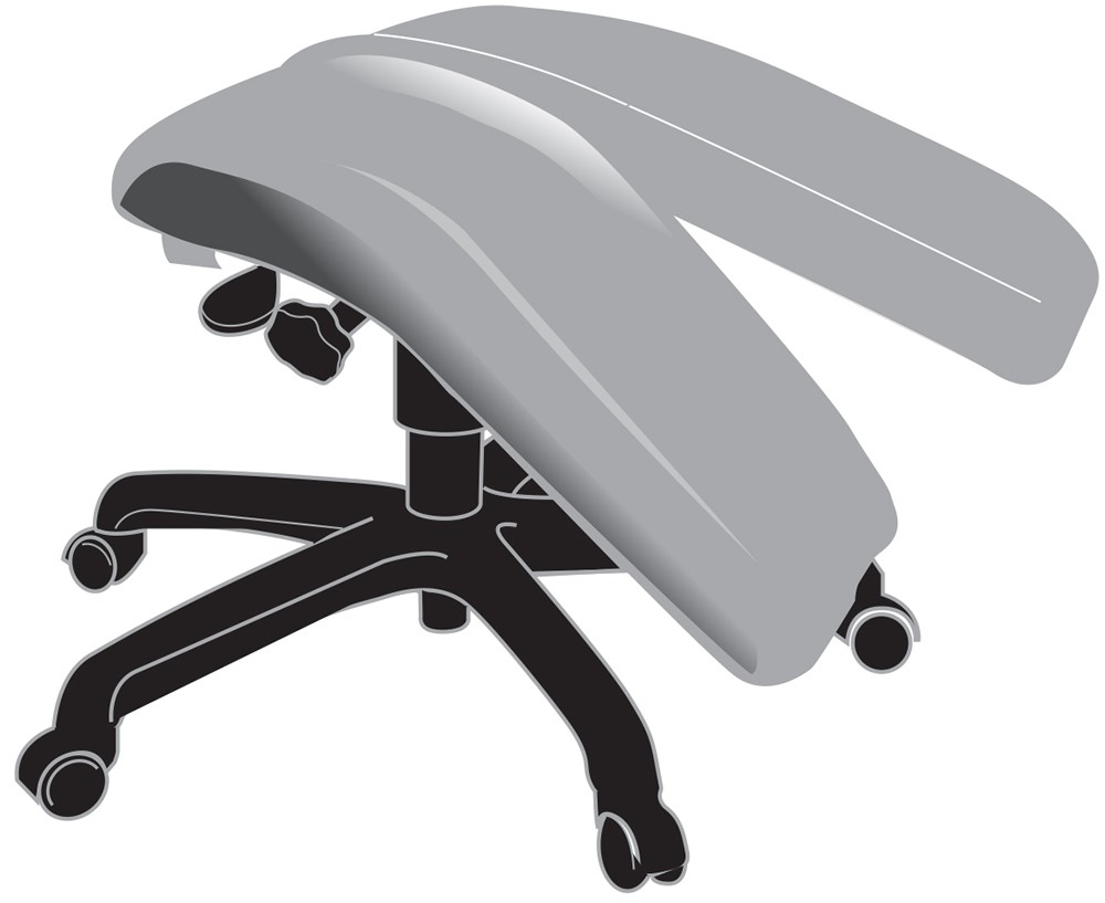 Adapt actyv Split Articulated Leg Rest, from ErgoChair