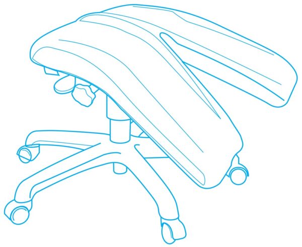 Adapt actyv Split Articulated Leg Rest, from ErgoChair