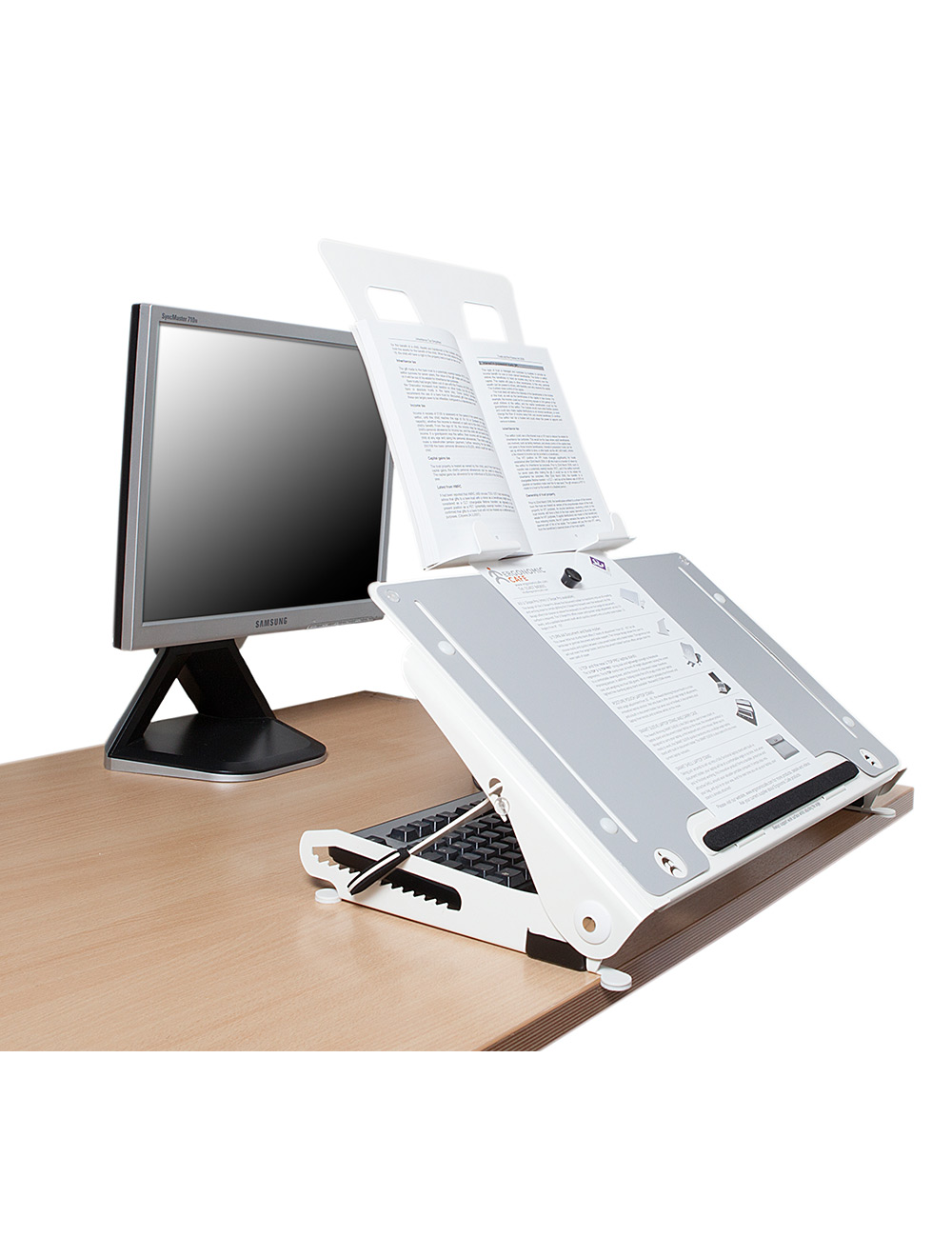 U Slope Pro adjustable document holder and reading/writing slope