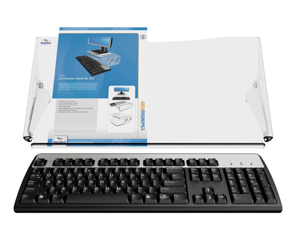 Adjustable A3 Transparent Perspex Copyholder, document holder