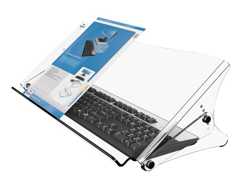 Adjustable A3 Transparent Perspex Copyholder, document holder