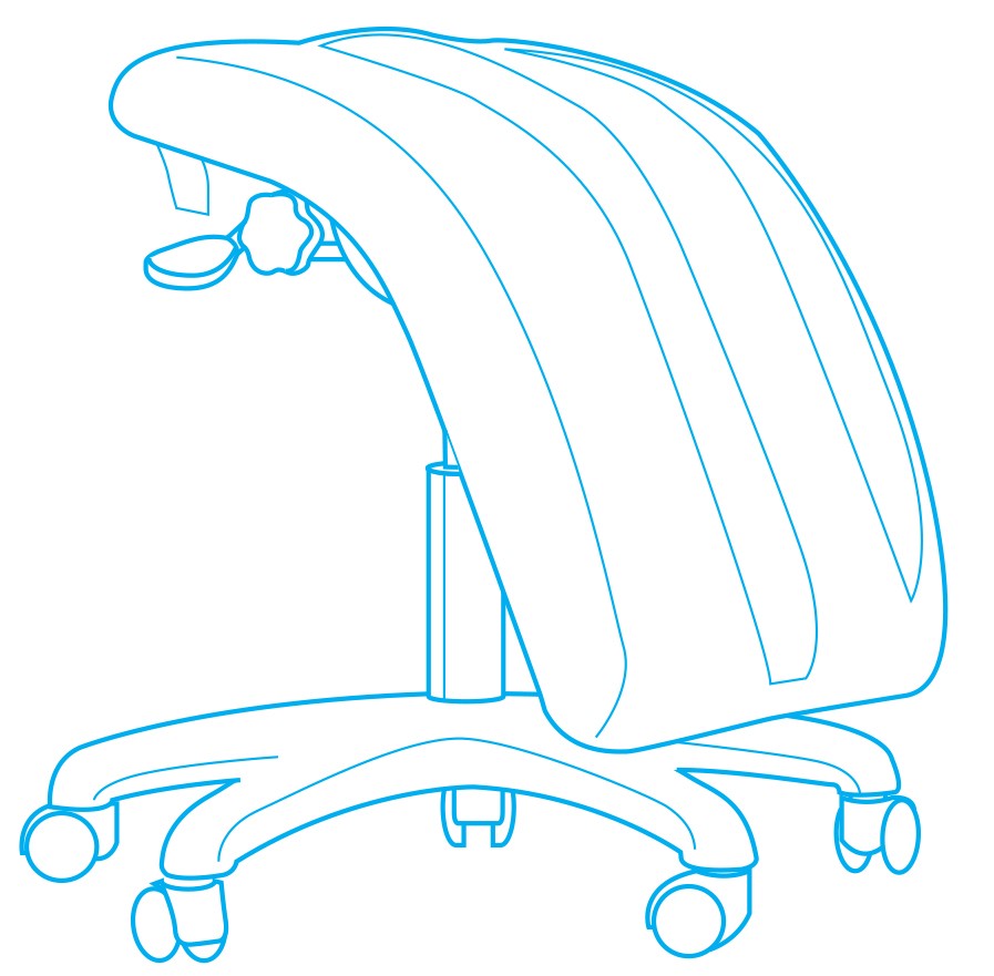 Adapt actyv Articulated Double leg Support - angle adjustment