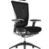 Nefil Blue Mesh Office Chair with Head Rest Simply Ergonomic