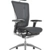 Nefil Blue Mesh Office Chair with Head Rest Simply Ergonomic