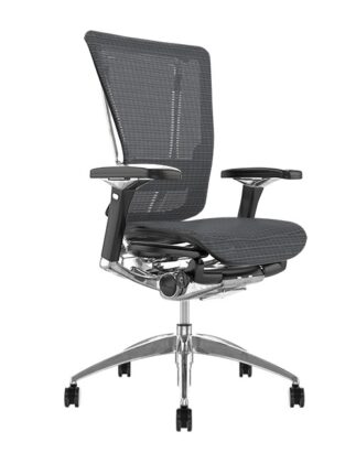 Nefil Mesh Office Chair no Head Rest and Polished Frame