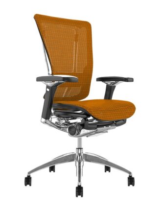 Nefil Mesh Office Chair no Head Rest and Polished Frame